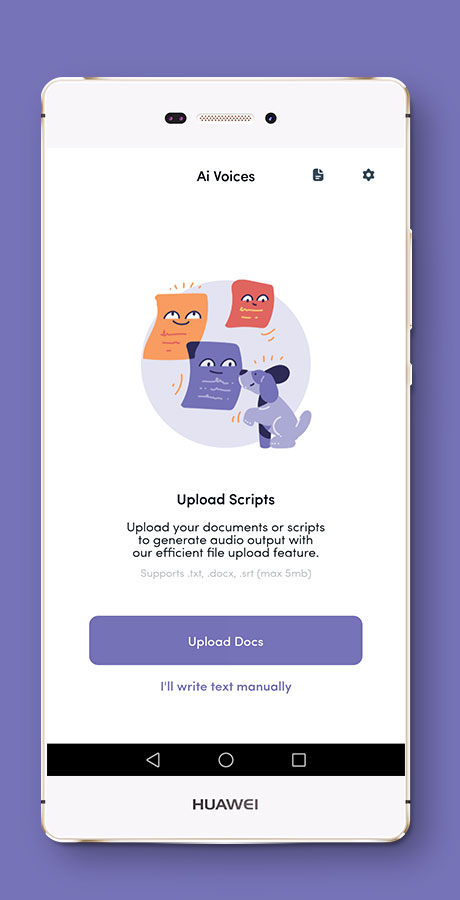 AI Voice Generator App Template by AndroSolution | CodeCanyon