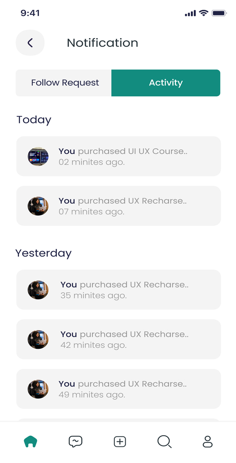 Adda ANDROID + IOS + FIGMA | UI Kit | Flutter | Social Media App | Free ...