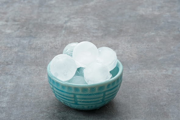 Round ice cubes Stock Photo by tyasindayanti | PhotoDune