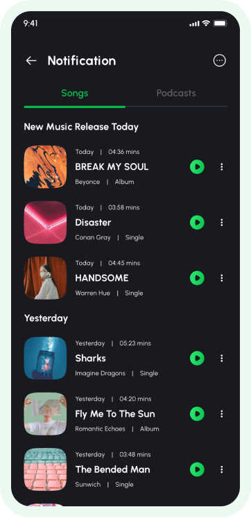 Hotify - Music Streaming App React Native CLI Ui Kit by JsmThemes | CodeCanyon