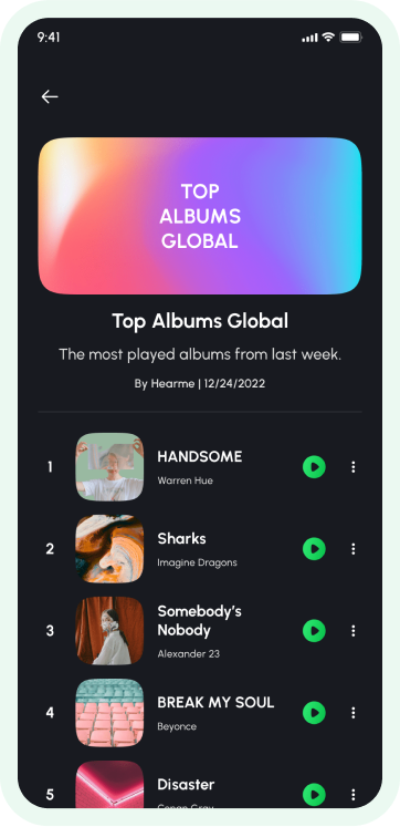 Hotify - Music Streaming App React Native CLI Ui Kit by JsmThemes | CodeCanyon