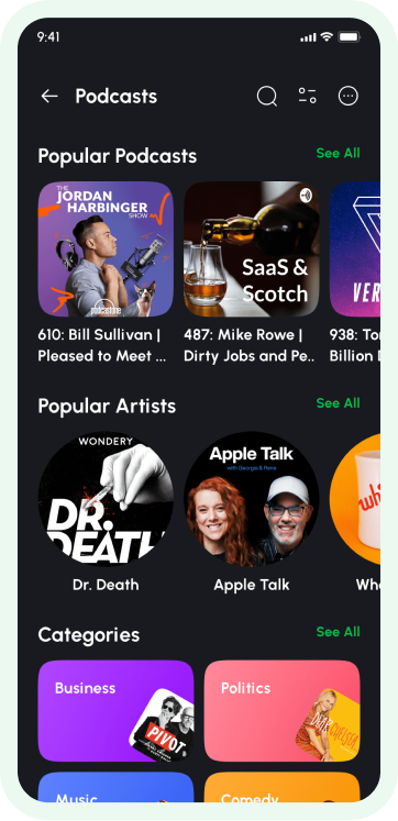 Hotify - Music Streaming App React Native CLI Ui Kit by JsmThemes | CodeCanyon