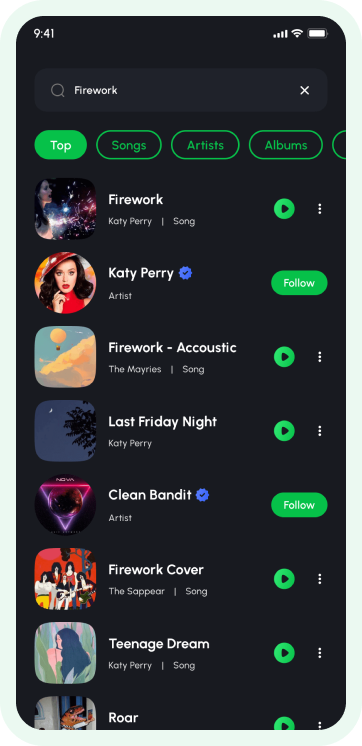 Hotify - Music Streaming App React Native CLI Ui Kit by JsmThemes | CodeCanyon