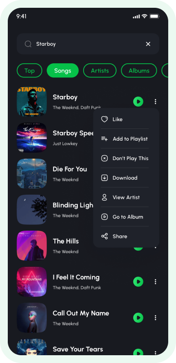 Hotify - Music Streaming App React Native CLI Ui Kit by JsmThemes | CodeCanyon