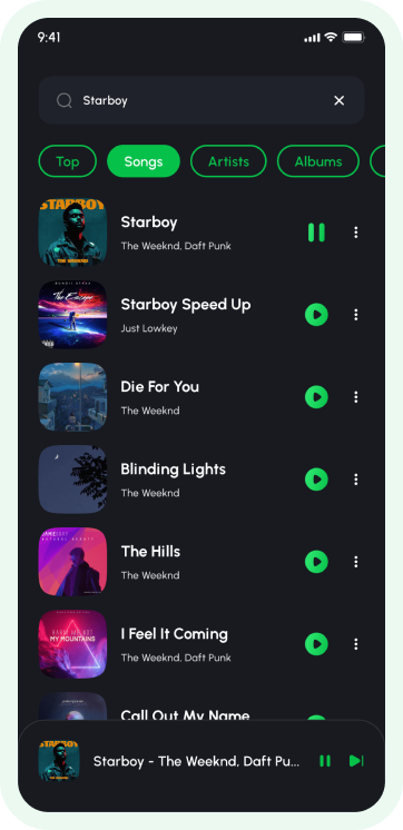 Hotify - Music Streaming App React Native CLI Ui Kit by JsmThemes ...