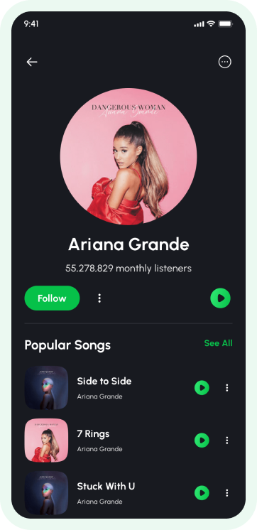Hotify - Music Streaming App React Native CLI Ui Kit by JsmThemes | CodeCanyon