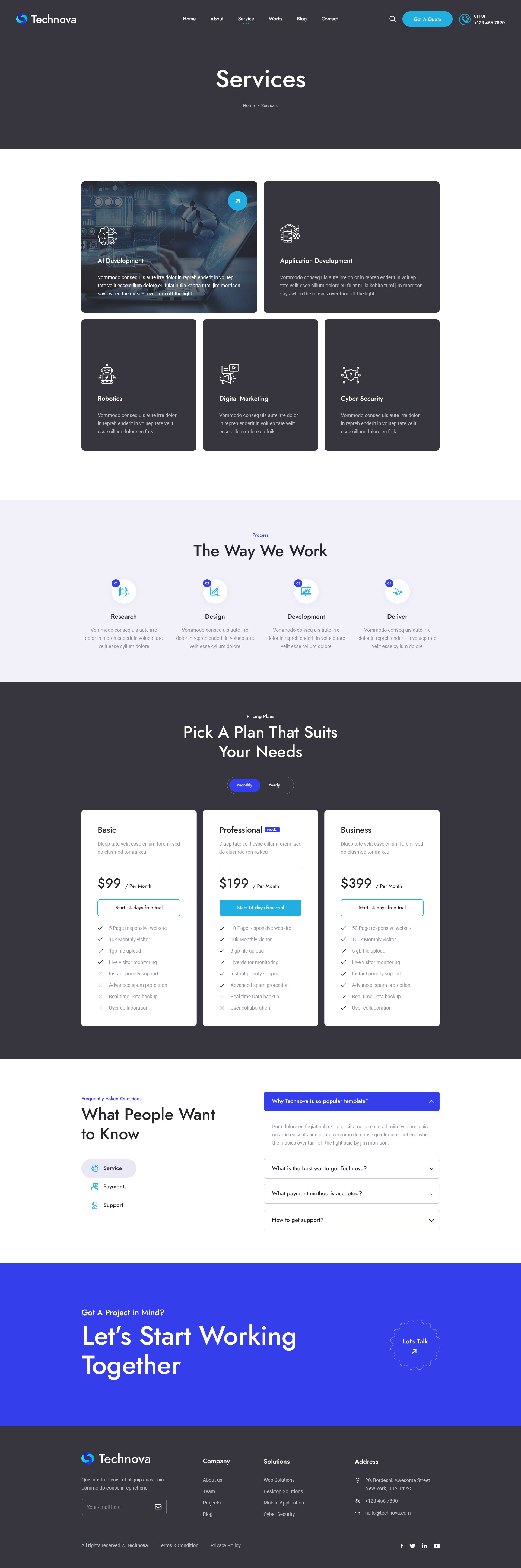 Technova - IT Startup & Agency HTML5 Template + RTL Support by wpmessiah