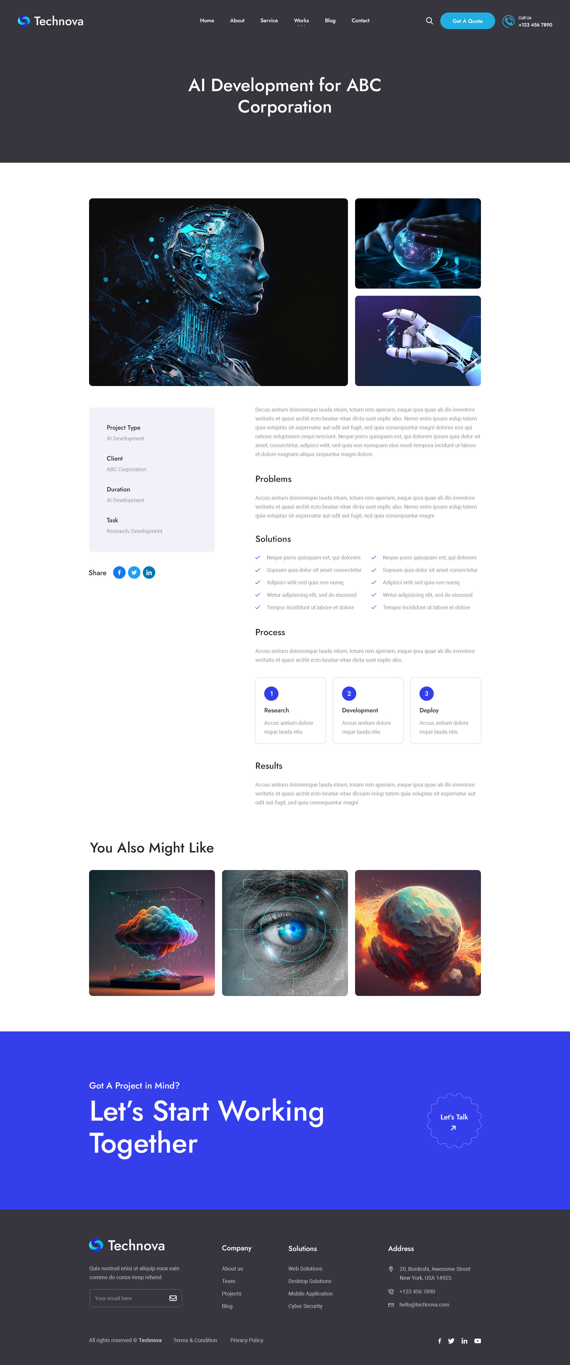 Technova - IT Startup & Agency HTML5 Template + RTL Support by wpmessiah