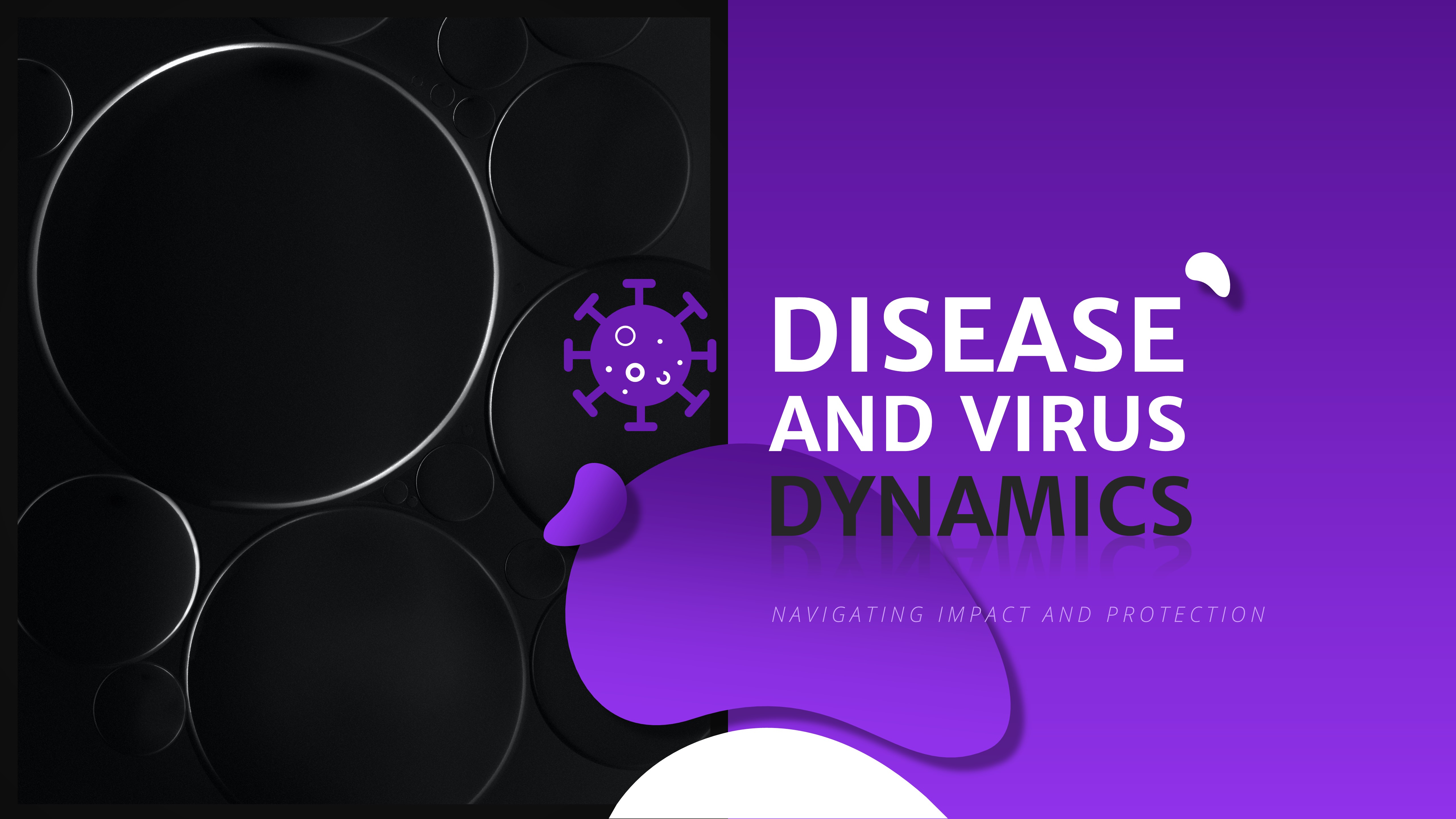 Disease and Virus Dynamics Powerpoint Template, Presentation Templates