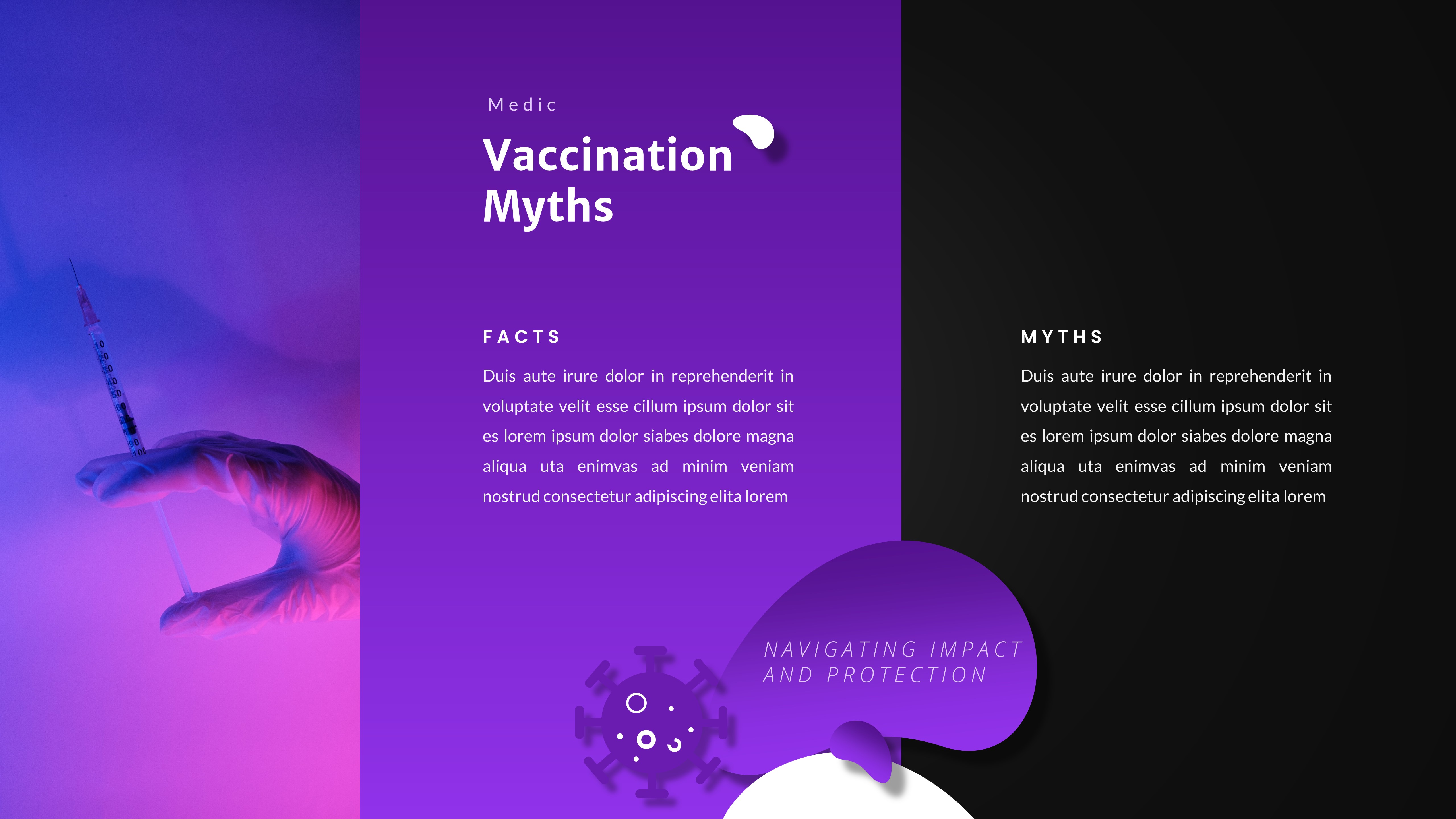 Disease and Virus Dynamics Powerpoint Template, Presentation Templates