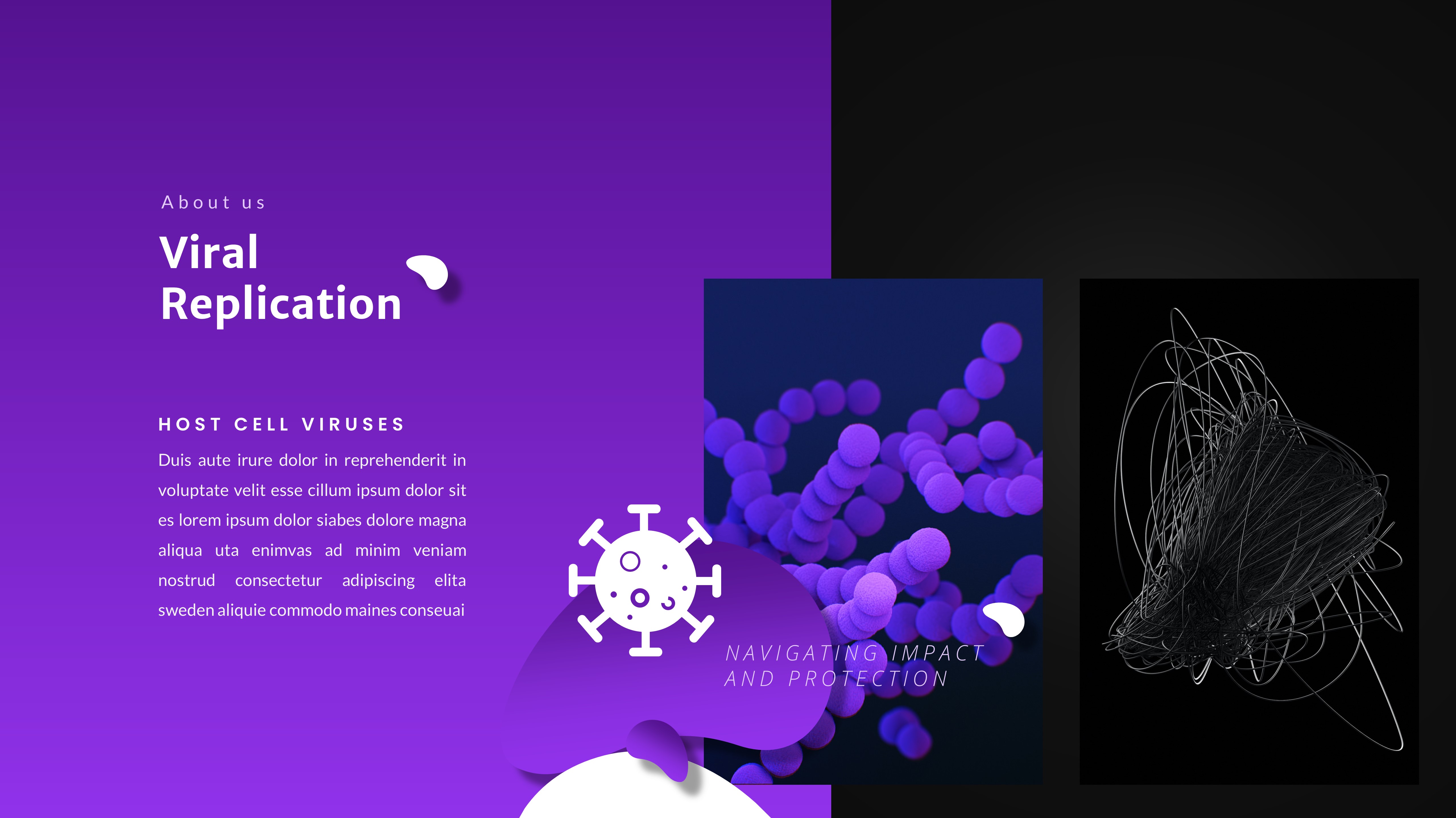 Disease and Virus Dynamics Powerpoint Template, Presentation Templates