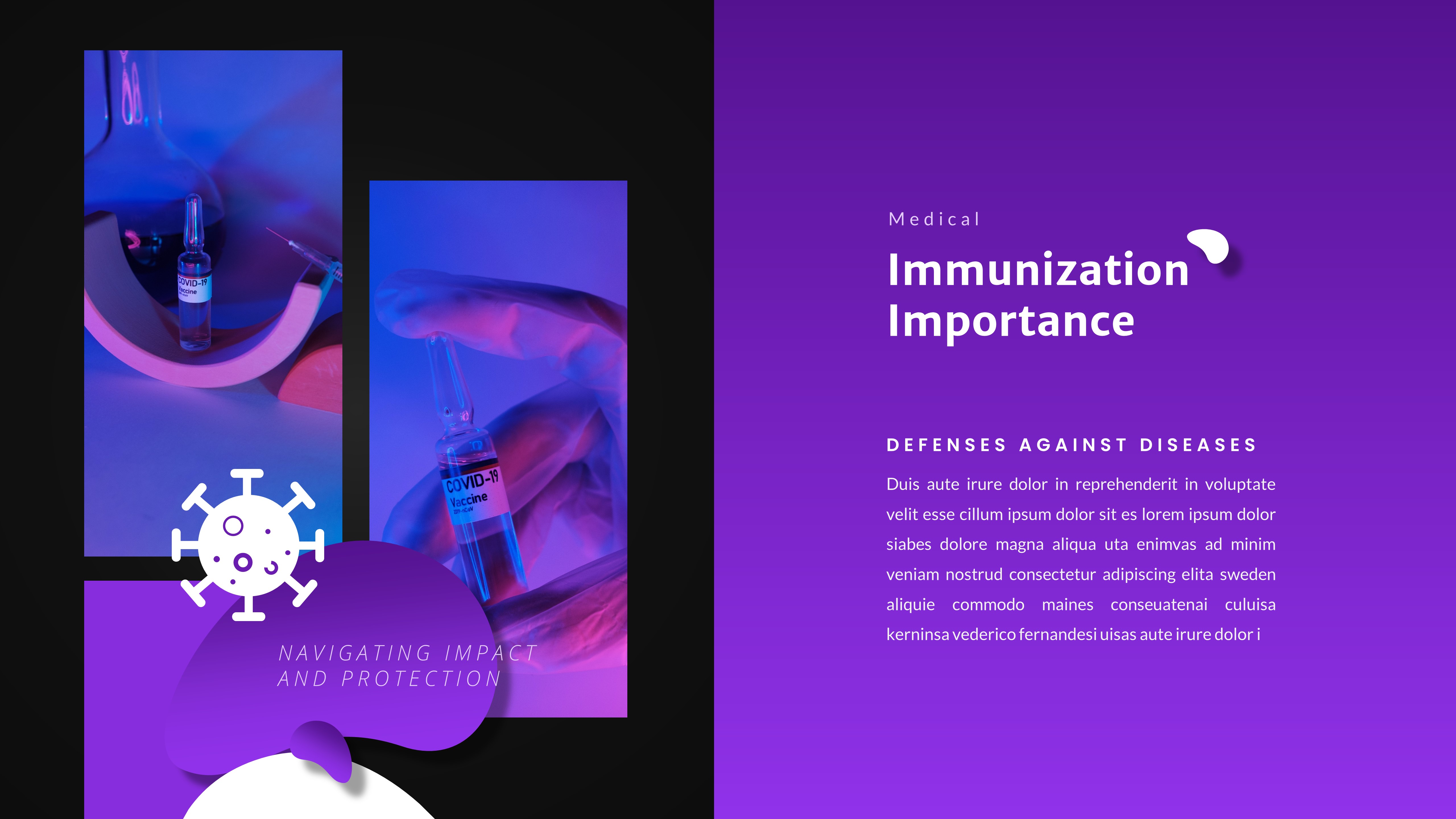 Disease and Virus Dynamics Powerpoint Template, Presentation Templates