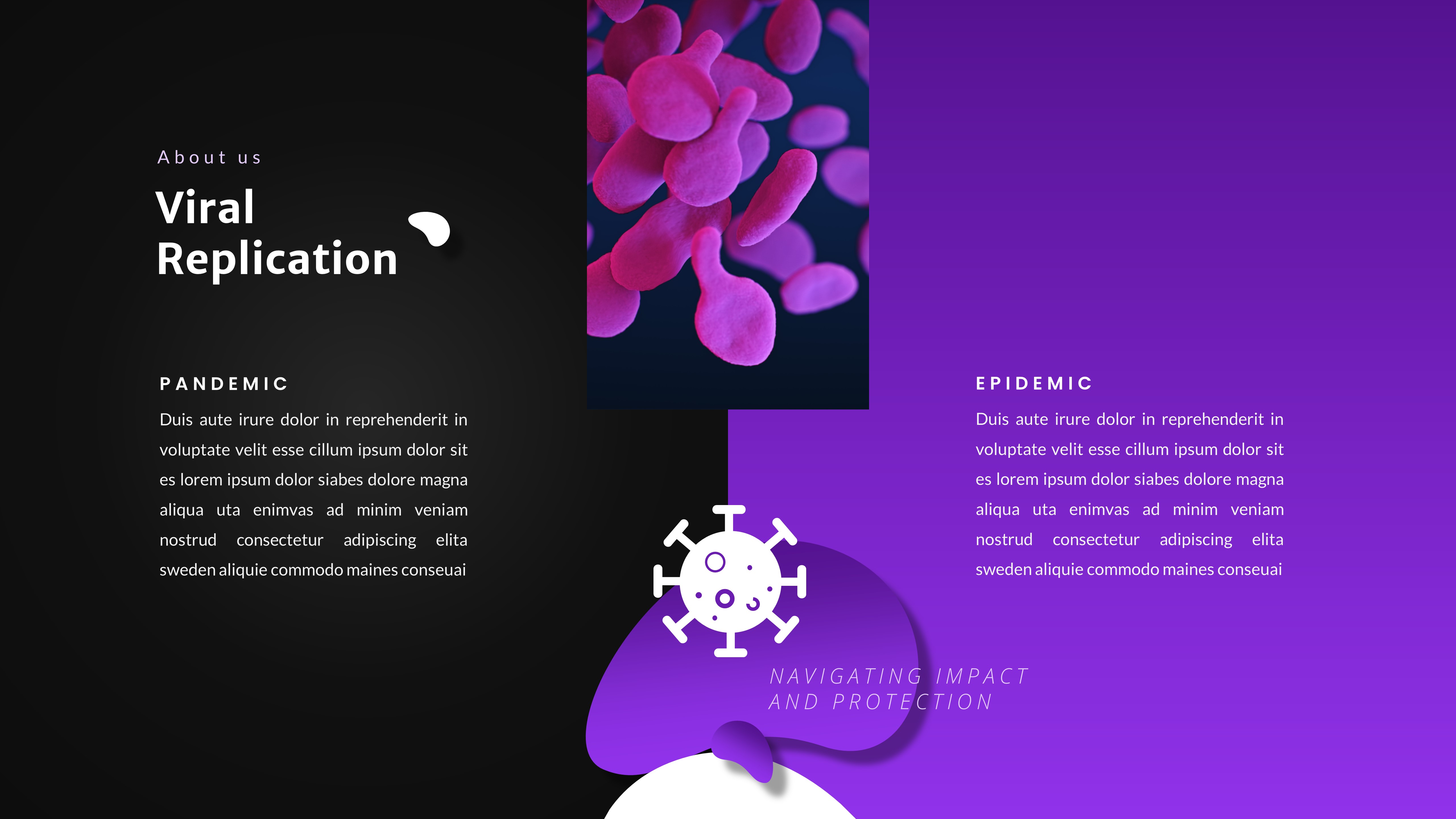 Disease and Virus Dynamics Keynote Template, Presentation Templates