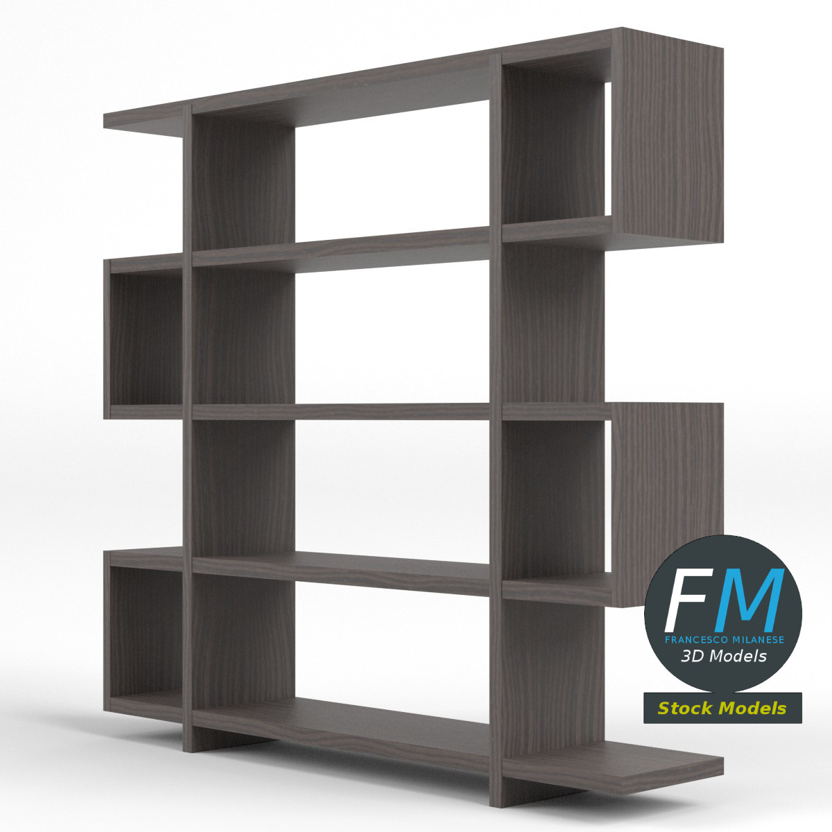 Modern bookshelf by FrancescoMilanese85 | 3DOcean