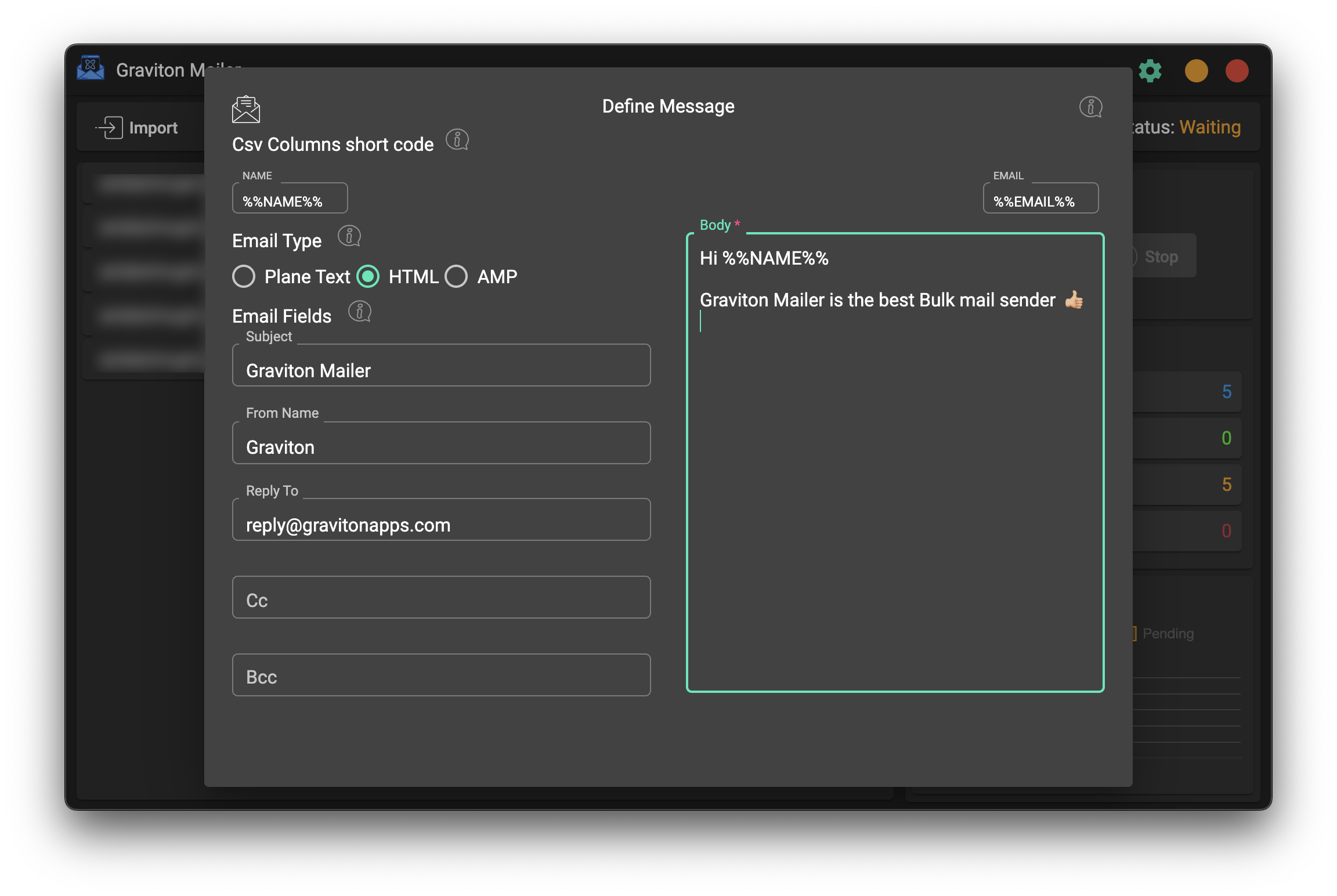 Bulk Email Sender Using SMTP - Graviton Mailer by gravitonapps | CodeCanyon