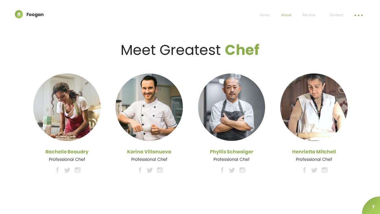 Foogan - Food Keynote Templates, Presentation Templates | GraphicRiver