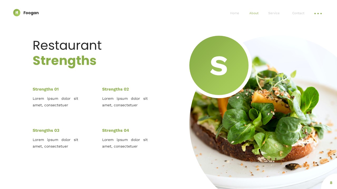 Foogan - Food Keynote Templates, Presentation Templates | GraphicRiver