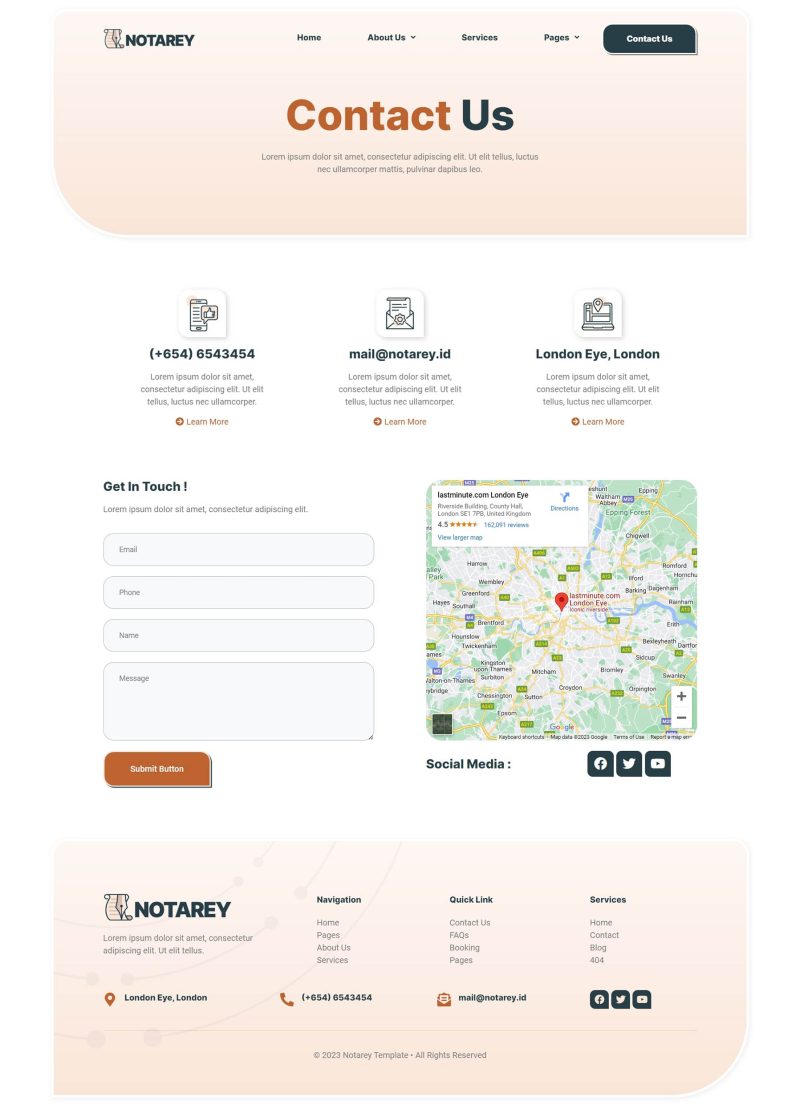 Notarey - Notary Public & Legal Services Elementor Template Kit by Kitpro