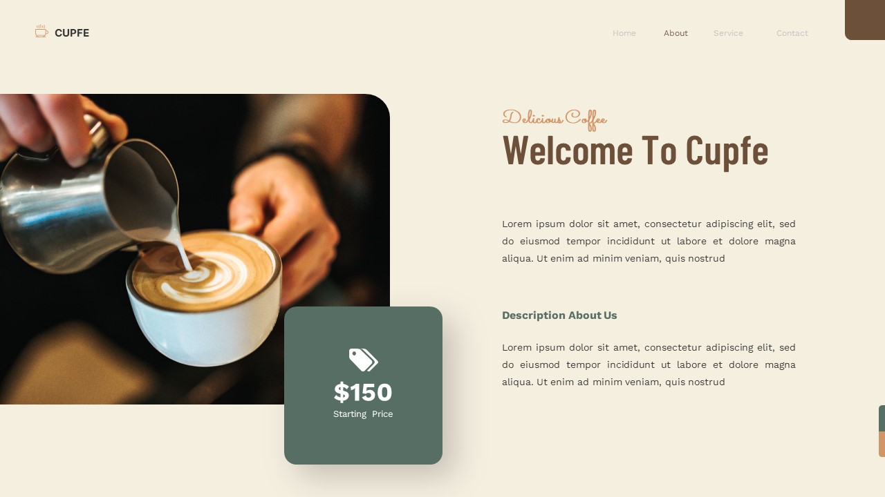 Cupfe - Coffee Google Slide Templates, Presentation Templates ...