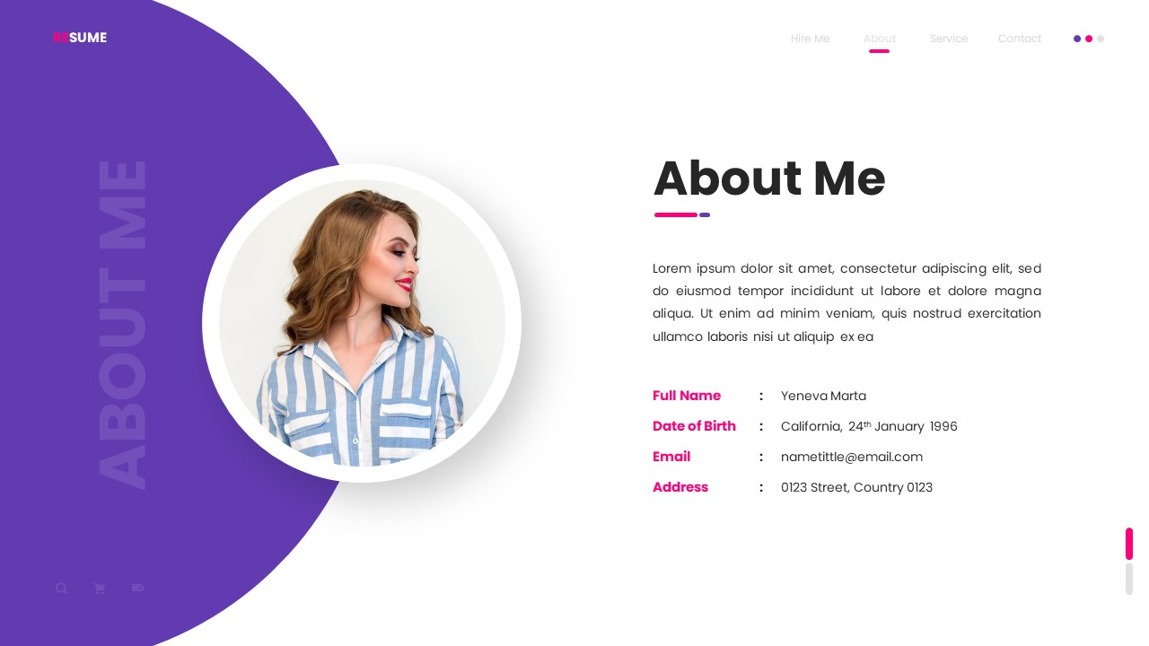 Resume - Google Slide Templates, Presentation Templates | GraphicRiver