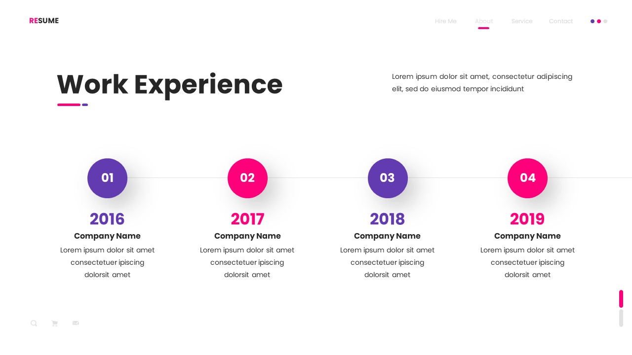 Resume - Google Slide Templates, Presentation Templates | GraphicRiver
