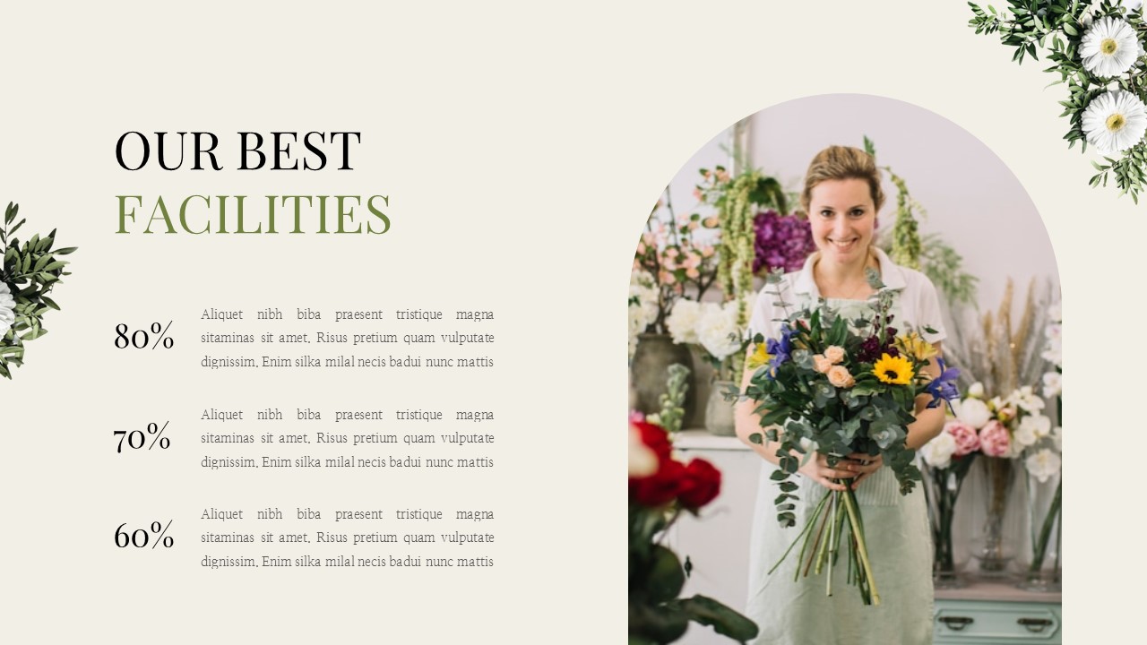 Premium Florist PowerPoint Template, Presentation Templates | GraphicRiver