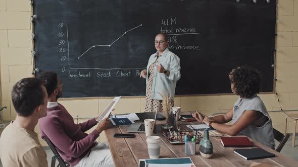 Female University Professor Teaching Marketing, Stock Footage | VideoHive