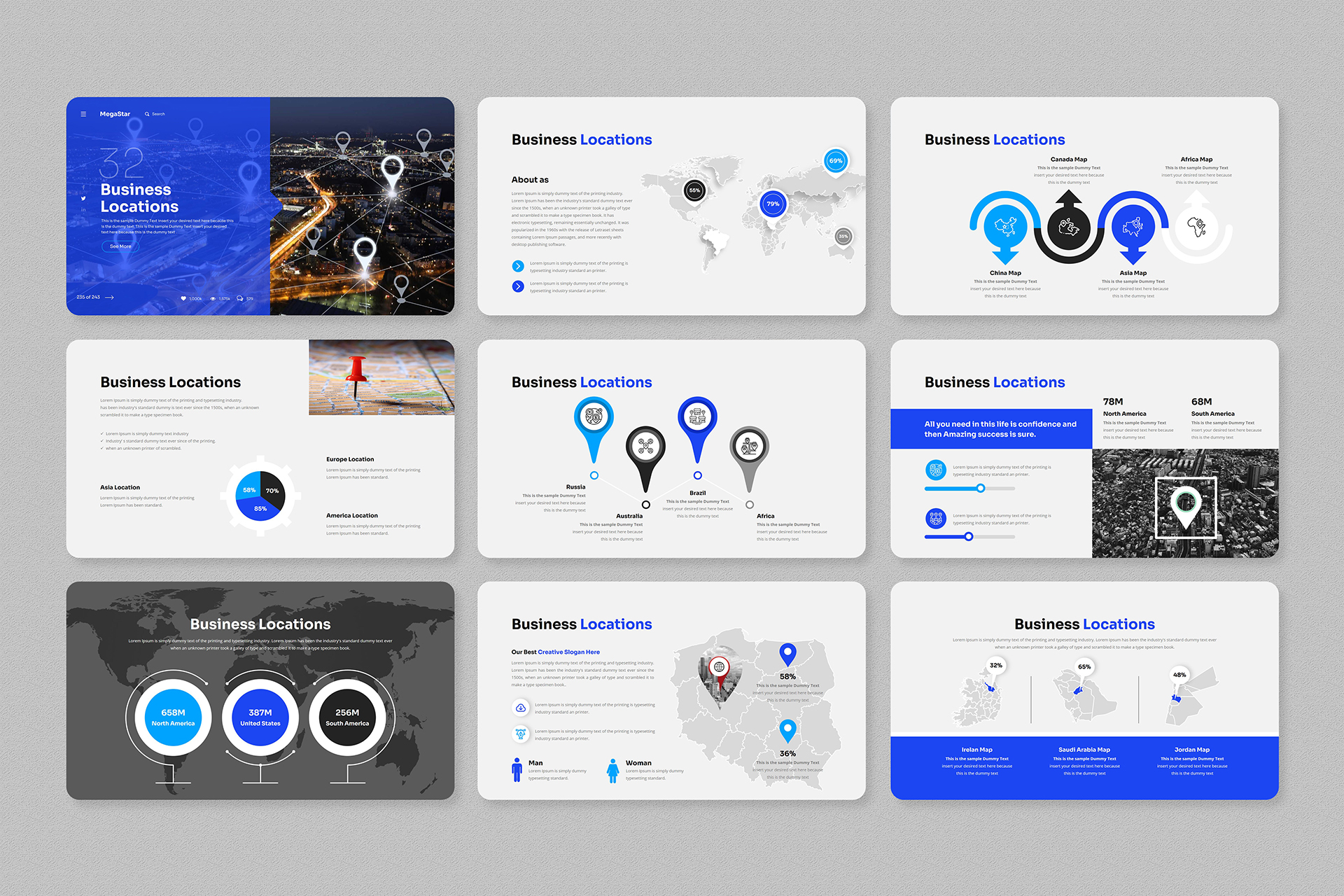 Multipurpose Business-Deck PowerPoint Presentation Template ...