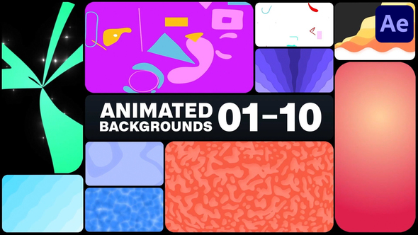 Animated Backgrounds for After Effects, After Effects Project Files