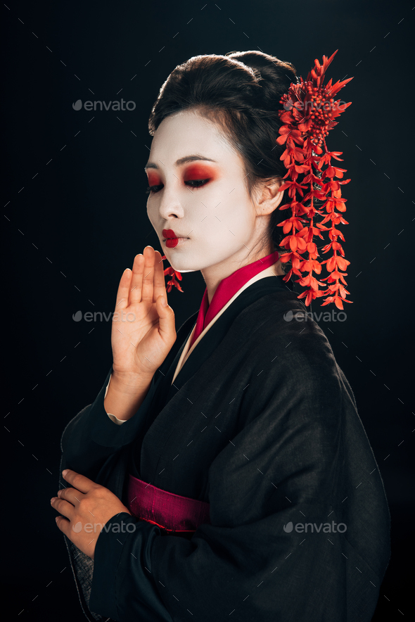 Beautiful Geisha Face
