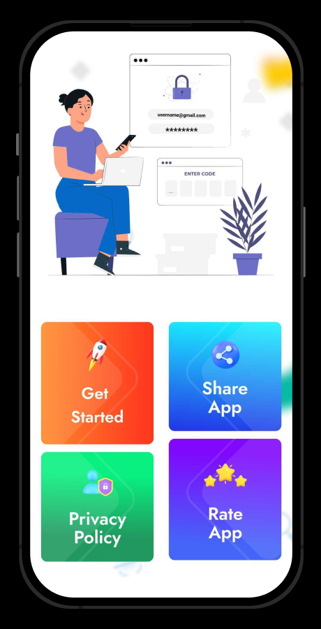 2FA Authenticator - Two Factor Verification QR code Scanner - TOTP - HOTP Code by VocsyInfotech