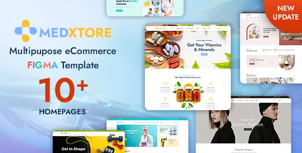 MedXtore - Health and Medical Figma Template by BZOTheme | ThemeForest