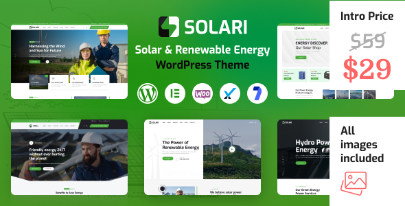 Solari - Solar Energy & Ecology WordPress Theme by reacthemes | ThemeForest