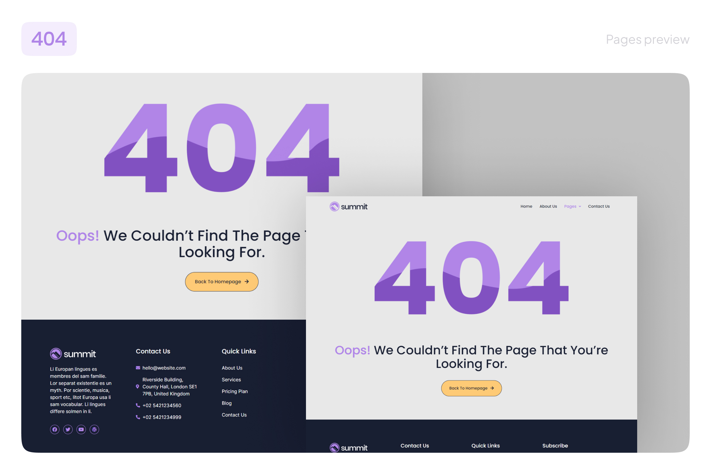 Summit - Business and Startup Template Kit by BrandEarth | ThemeForest