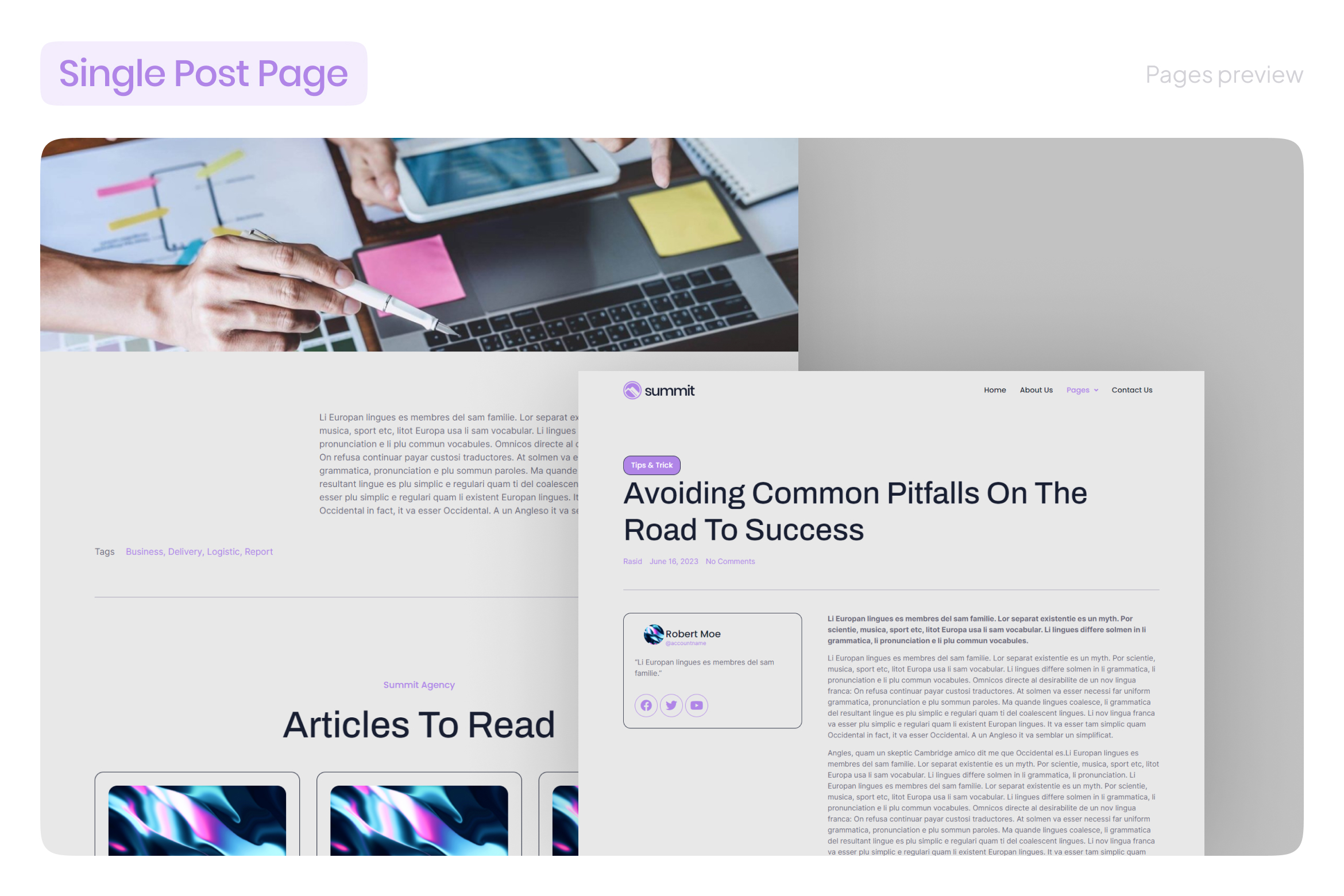 Summit - Business and Startup Template Kit by BrandEarth | ThemeForest