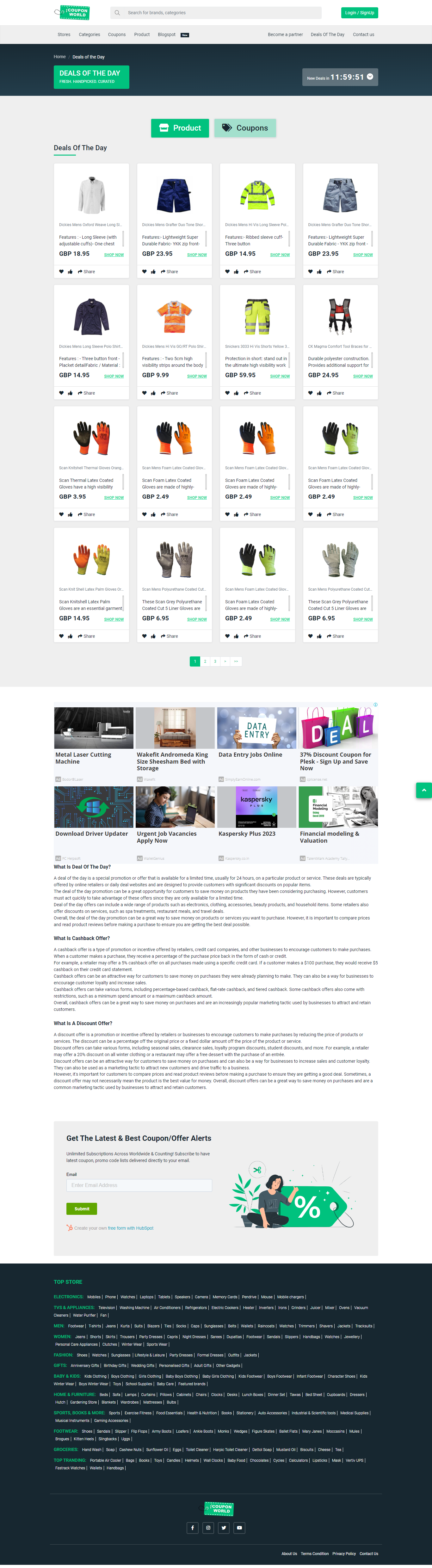 iCoupon - Coupon & Product Listing Website by Designcollection | CodeCanyon