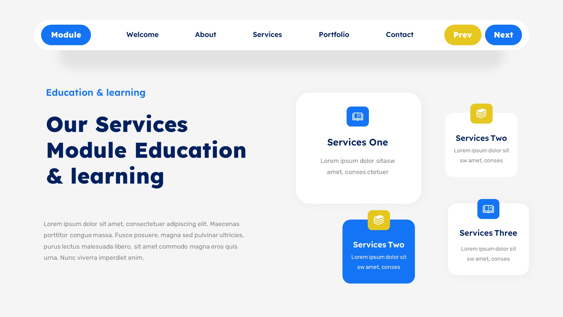 Module - Education & Learning Keynote Template, Presentation Templates
