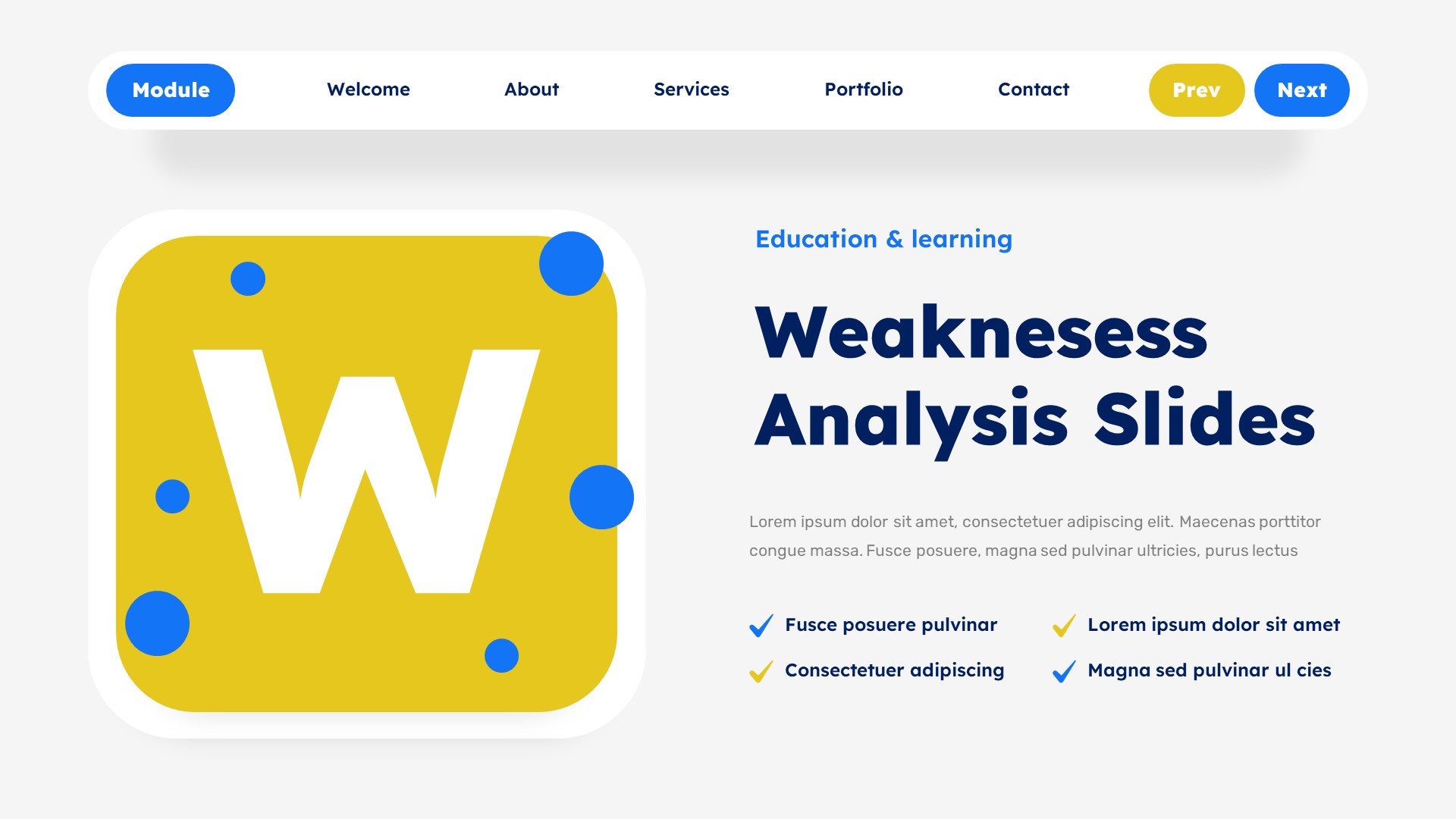 Module - Education & Learning Keynote Template, Presentation Templates