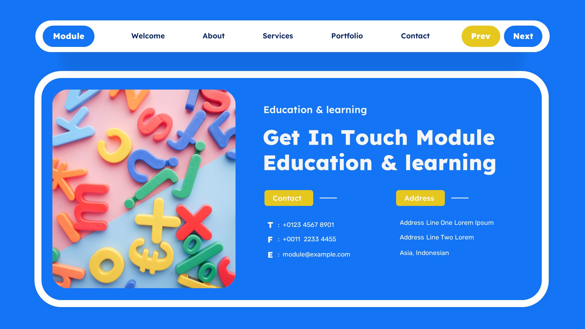 Module - Education & Learning Keynote Template, Presentation Templates