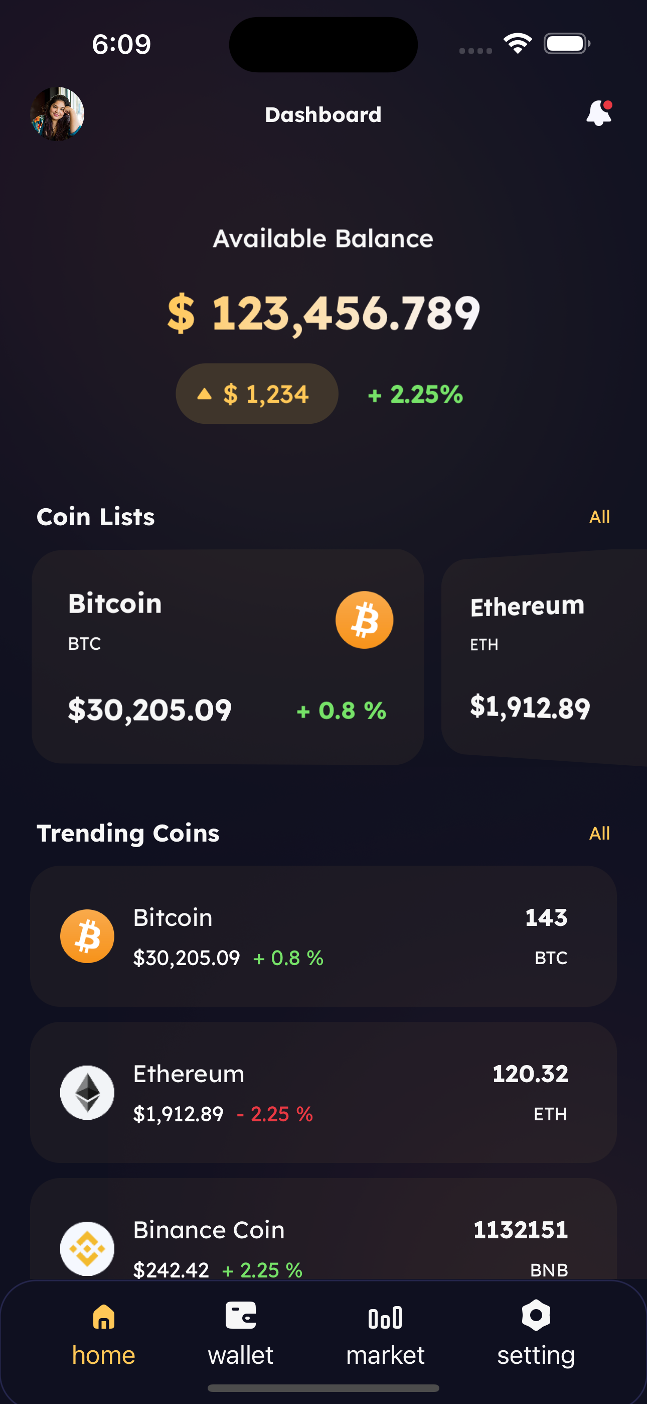 Crypto iOS App Template by virtual-gravity | CodeCanyon