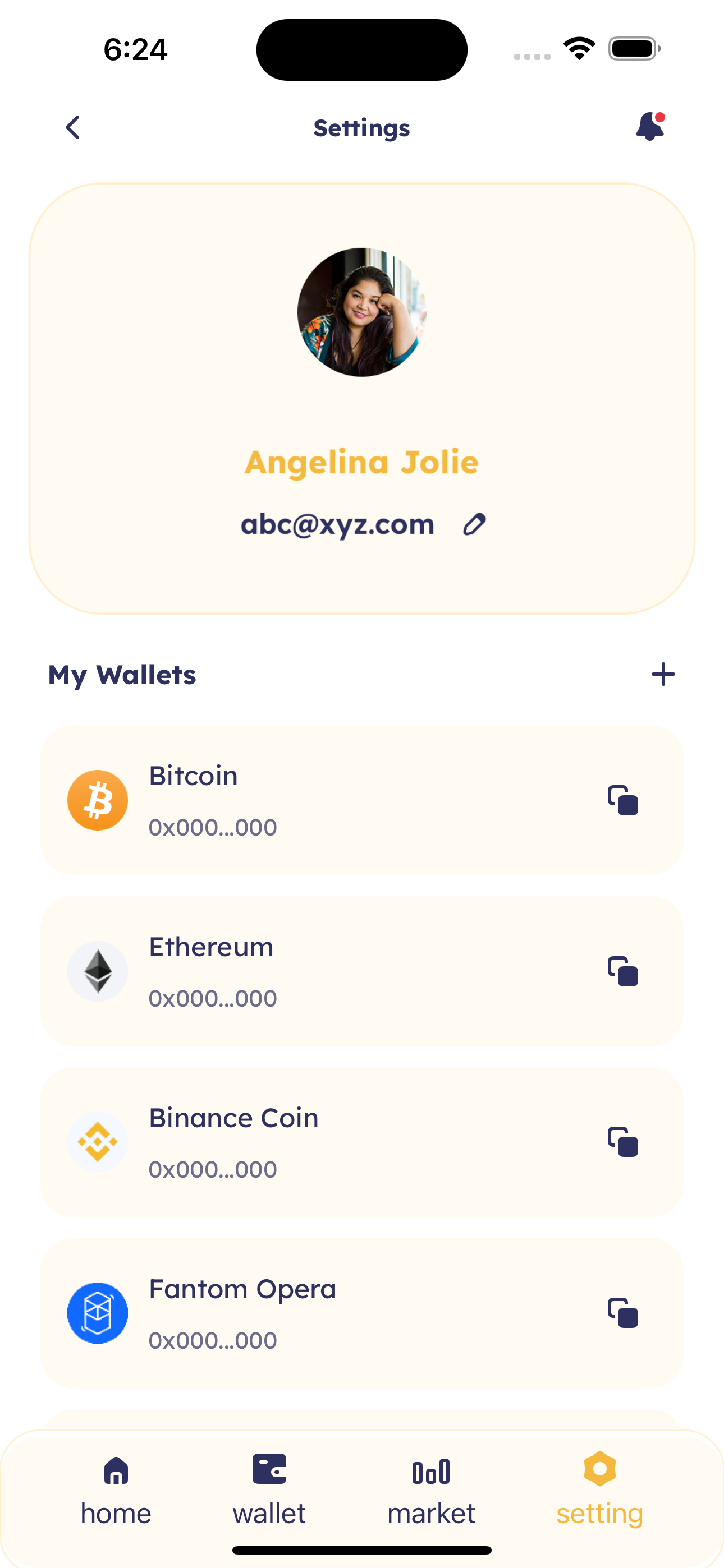 Crypto iOS App Template by virtual-gravity | CodeCanyon