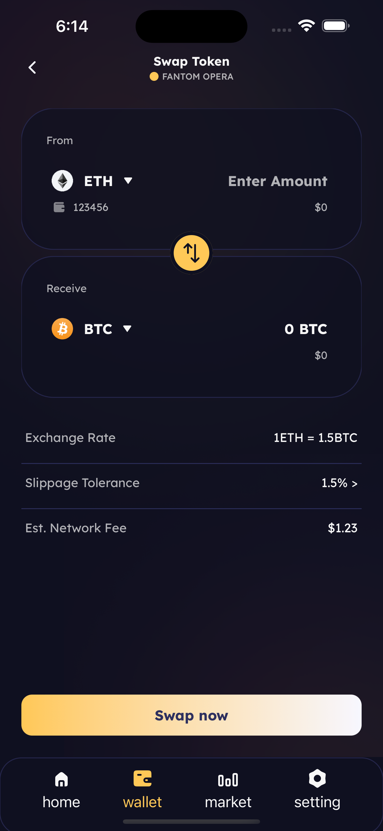 Crypto iOS App Template by virtual-gravity | CodeCanyon