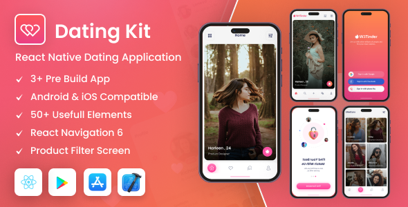Dating Kit - React Native Dating Mobile App Template by DexignZone