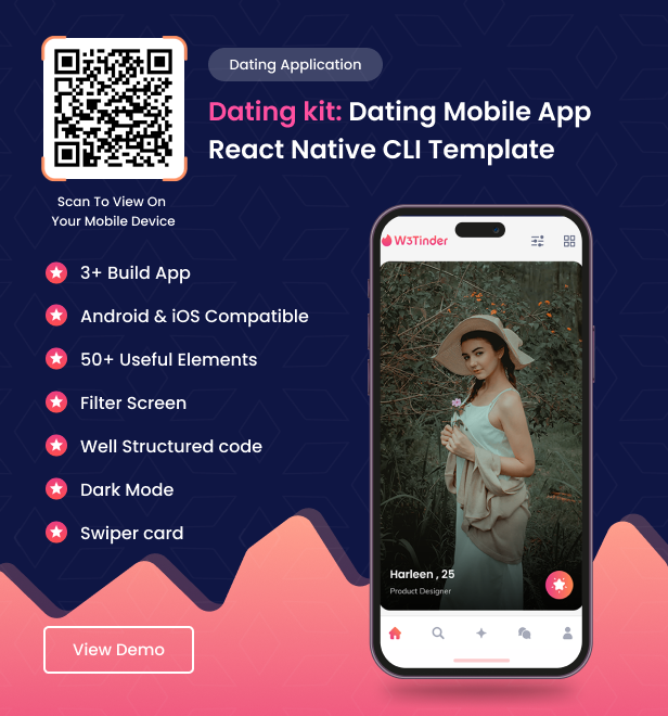 Dating Kit - React Native Dating Mobile App Template by DexignZone