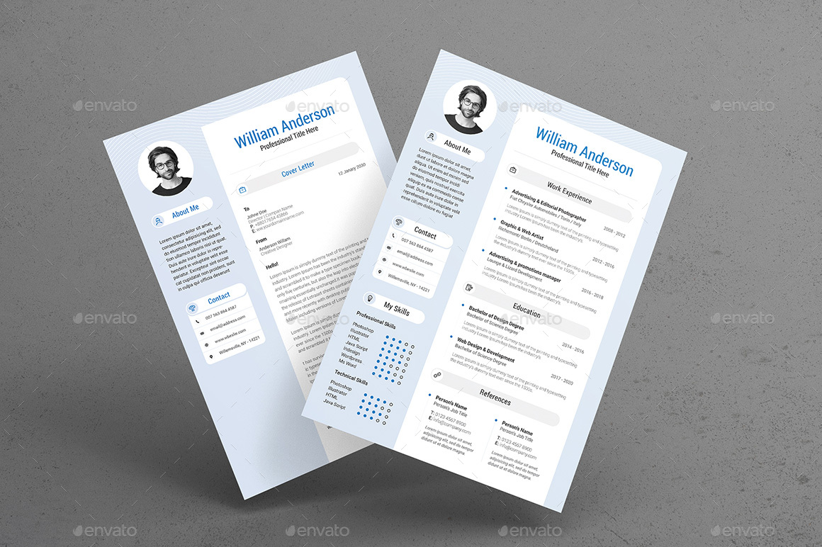 CV, Print Templates | GraphicRiver
