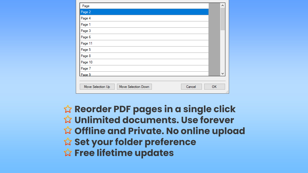PDF Reorder Pro by lucassoft | CodeCanyon