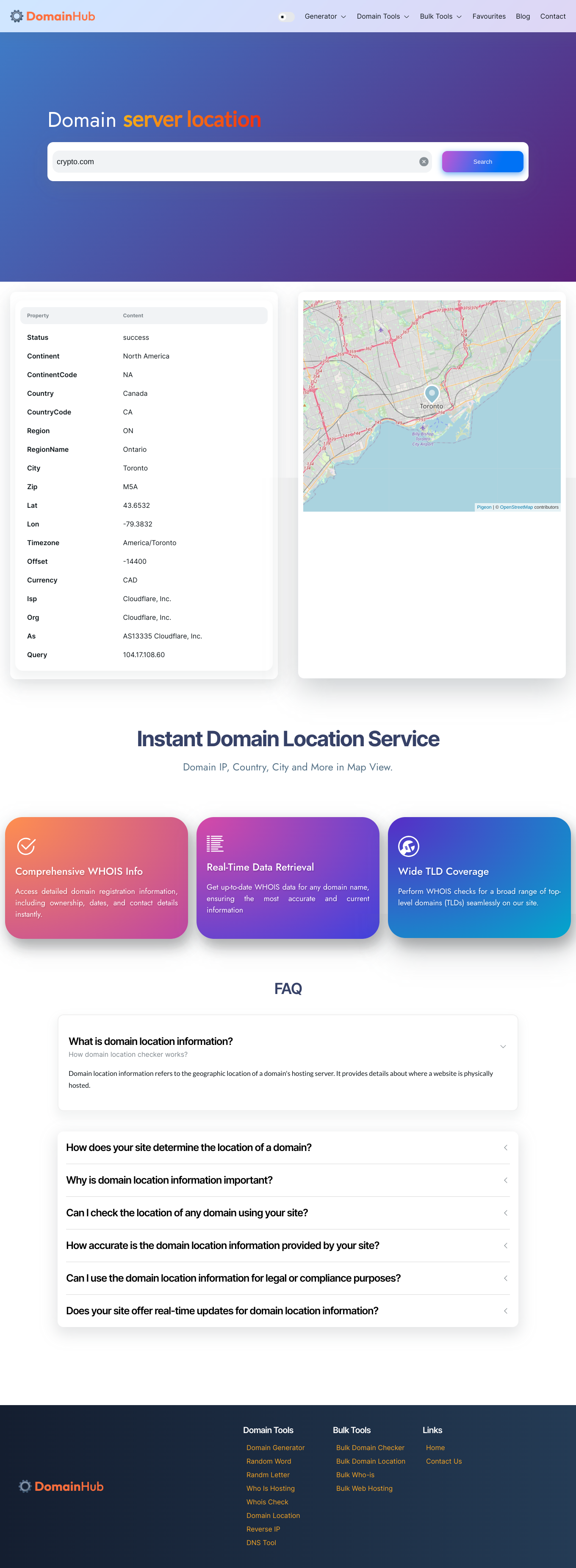 Domain Hub - Domain Checker, AI Name Generator, Who-is-hosting, Whois ...