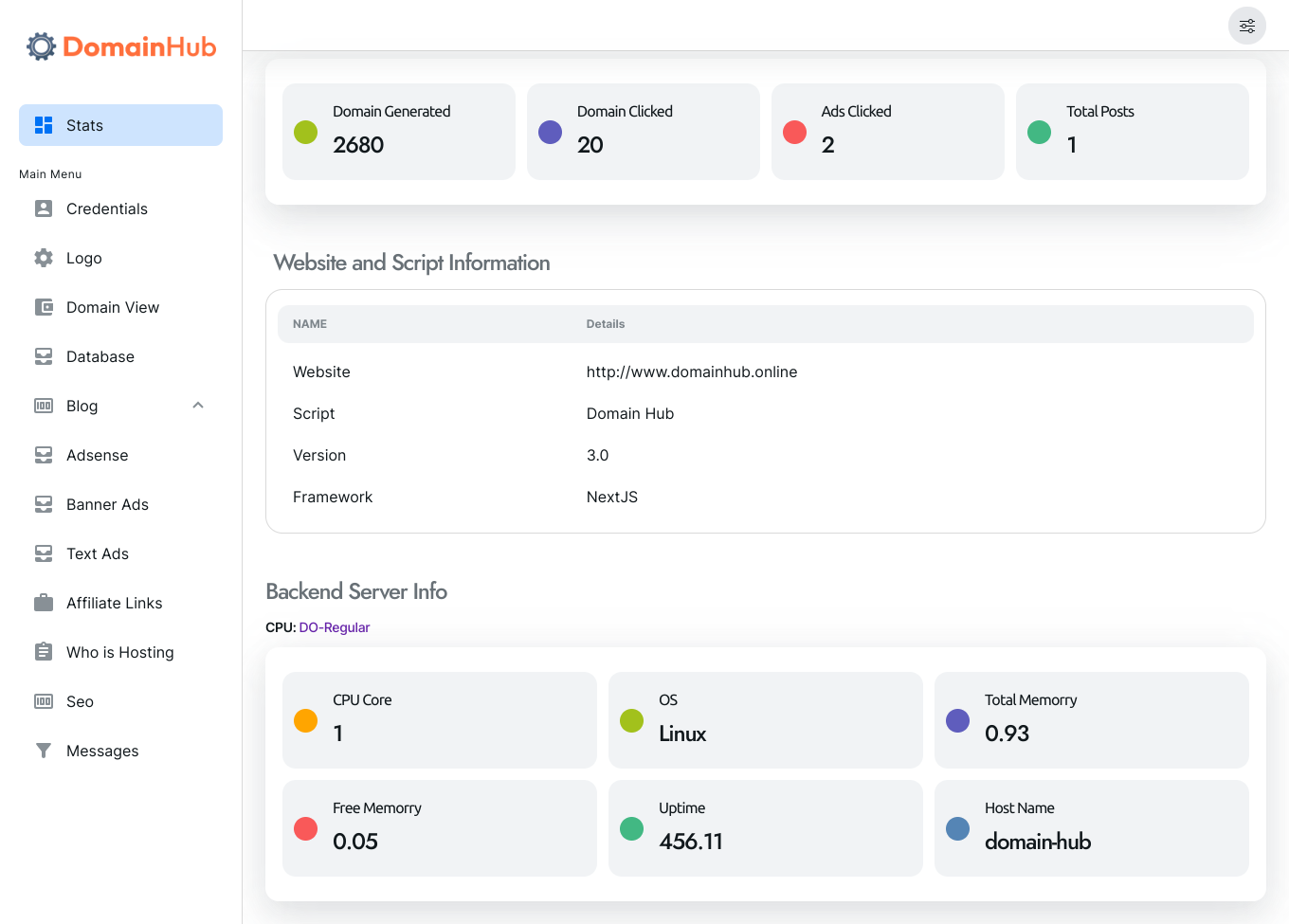Domain Hub - Domain Checker, AI Name Generator, Who-is-hosting, Whois, DNS React Nextjs tools ...