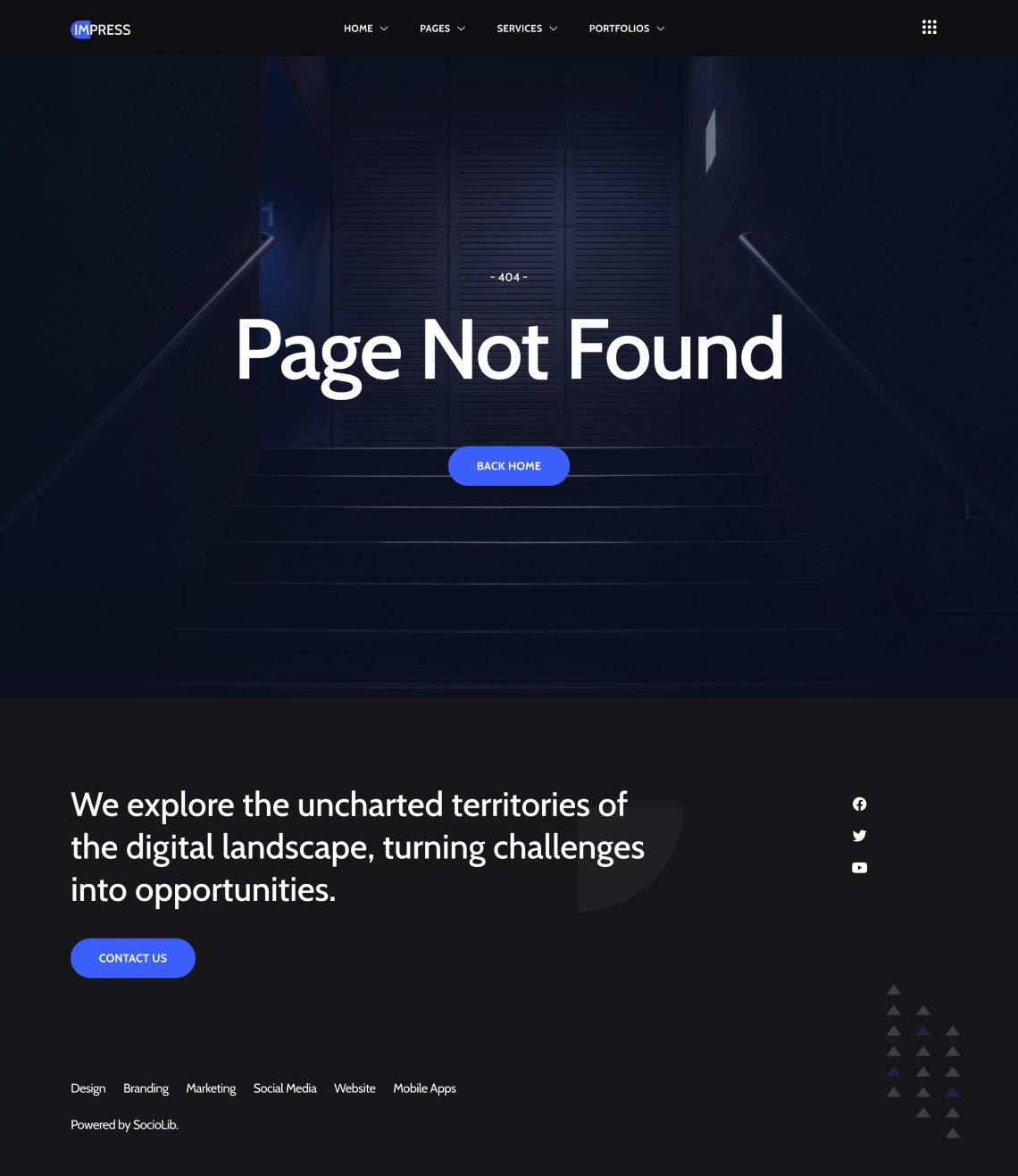 Impress - Digital Marketing Agency & Portfolios Elementor Template Kit ...