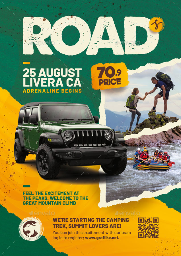 Camping Adventure Bundle Templates, Print Templates | GraphicRiver